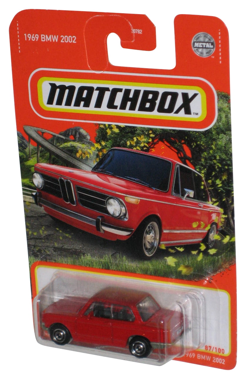 Matchbox 1969 BMW 2002 (2022) Red Die-Cast Metal Toy Car 87/100 ...