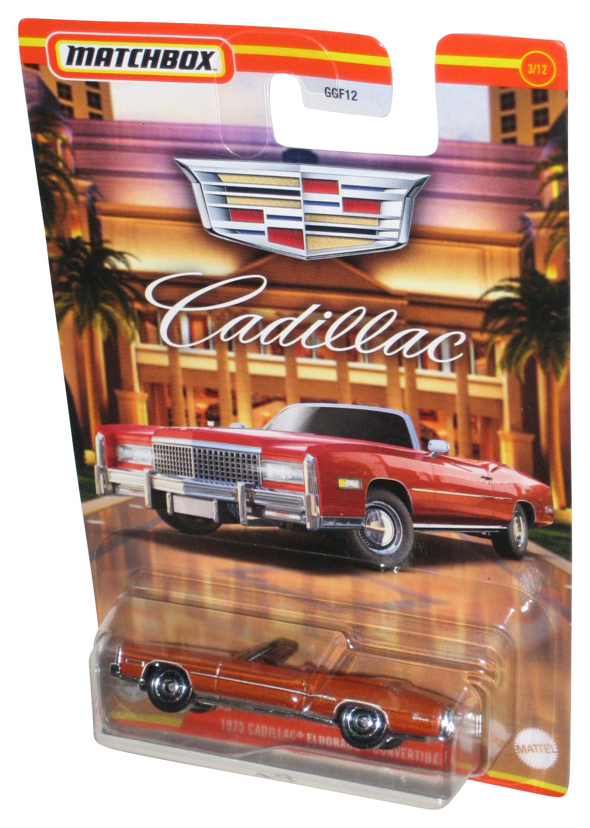 Matchbox 1975 Cadillac Eldorado Convertible (2020) Orange Toy Car 3/12 ...