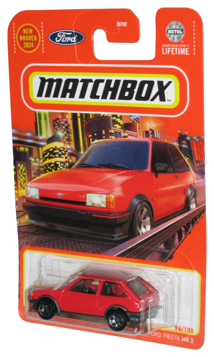 Matchbox 1983 Ford Fiesta MK 2 (2024) Red Toy Car 94/100 - Walmart.com