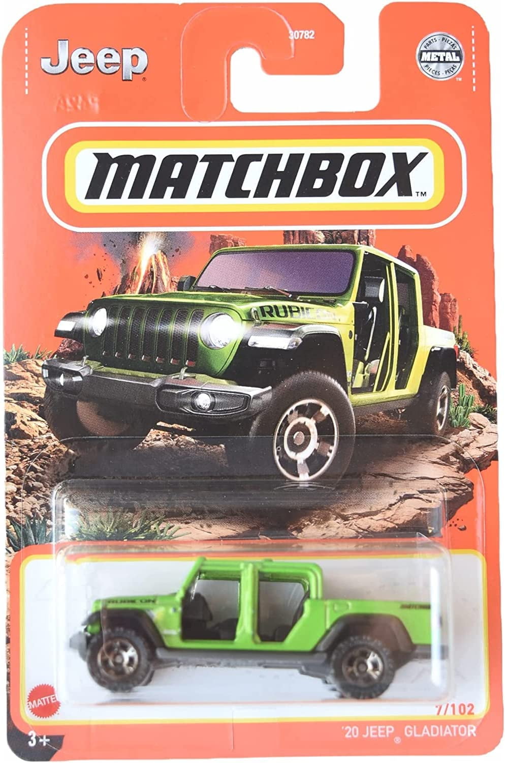 Matchbox '20 Jeep Gladiator (Green) 1:64 Scale - Walmart.com