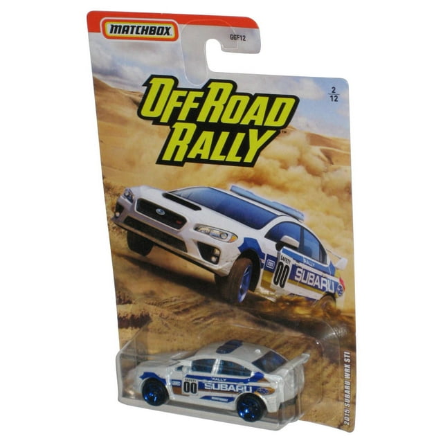 Matchbox 2015 Subaru WRX STI Off (2020) Road Rally White Toy Car 2/12 ...