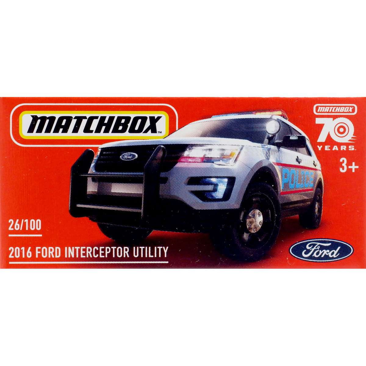 Matchbox 2016 Ford Interceptor Utility Diecast Car (Boxed) - Walmart.com