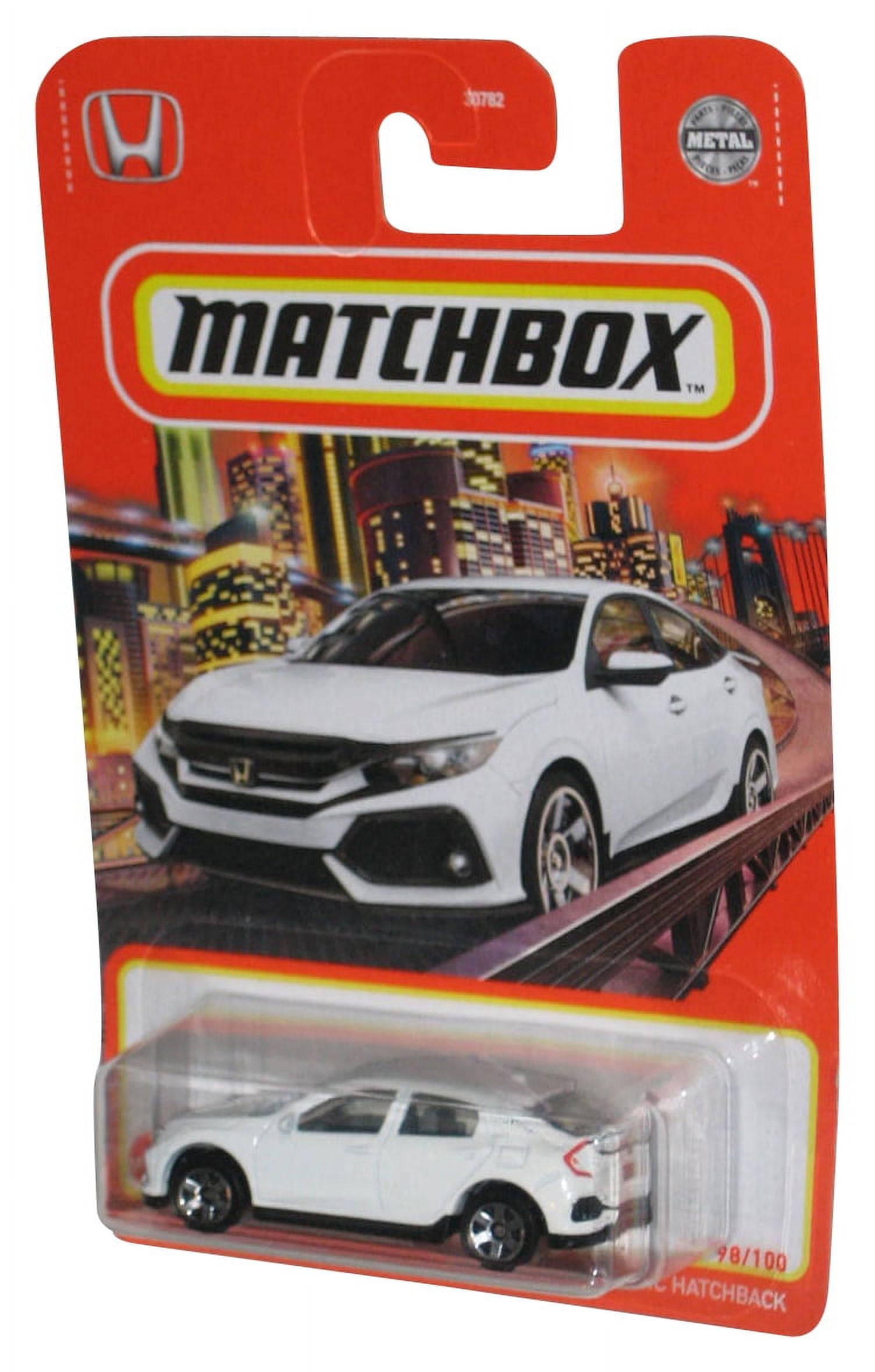 Matchbox 2017 Honda Civic Hatchback (2020) Metal White Toy Car 98/100 - Walmart.com