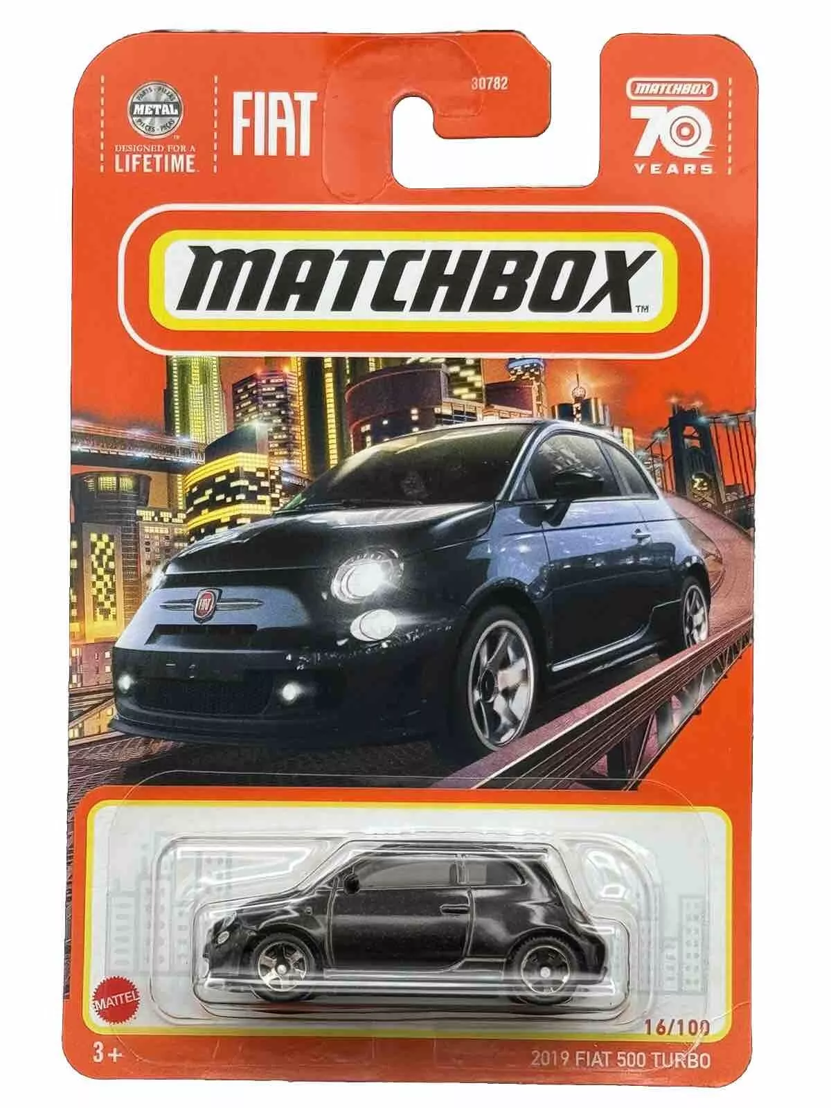 Matchbox 2019 Fiat 500 Turbo 2023 MBX 70 Years Team Fiat 16/100 ...