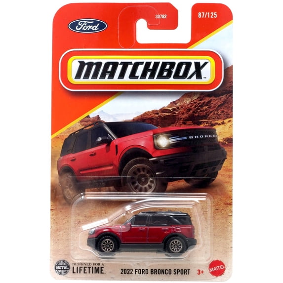 Matchbox 2022 Ford Bronco Sport Diecast Car (Red) - Walmart.com
