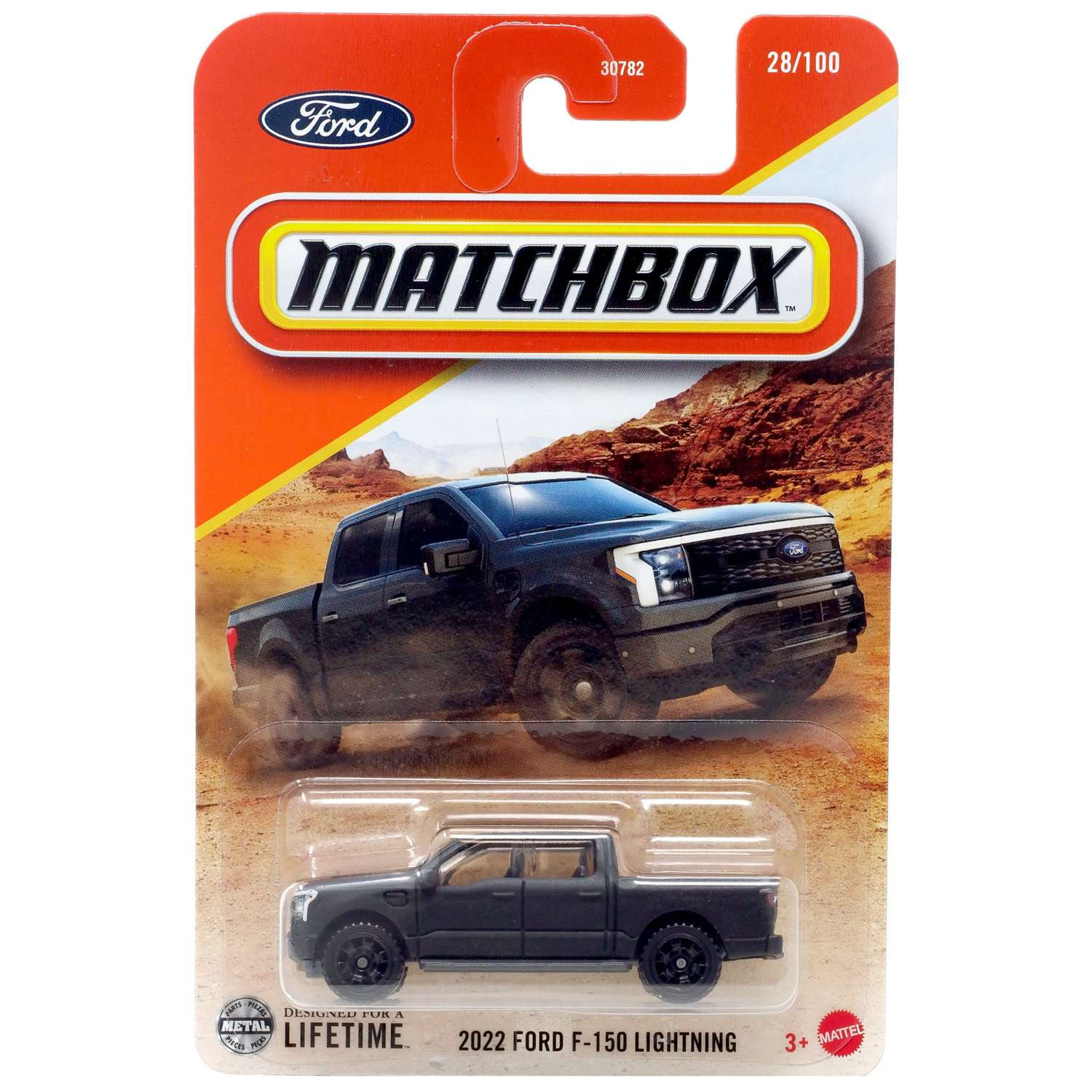 Matchbox 2022 Ford F-150 Lightning Diecast Car (Black) - Walmart.com
