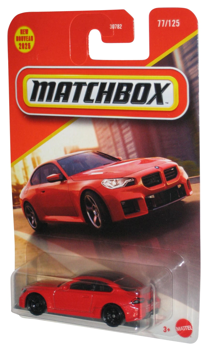 Matchbox 2023 BMW M2 (2025) Mattel Red Toy Car 77/125 - Walmart.com