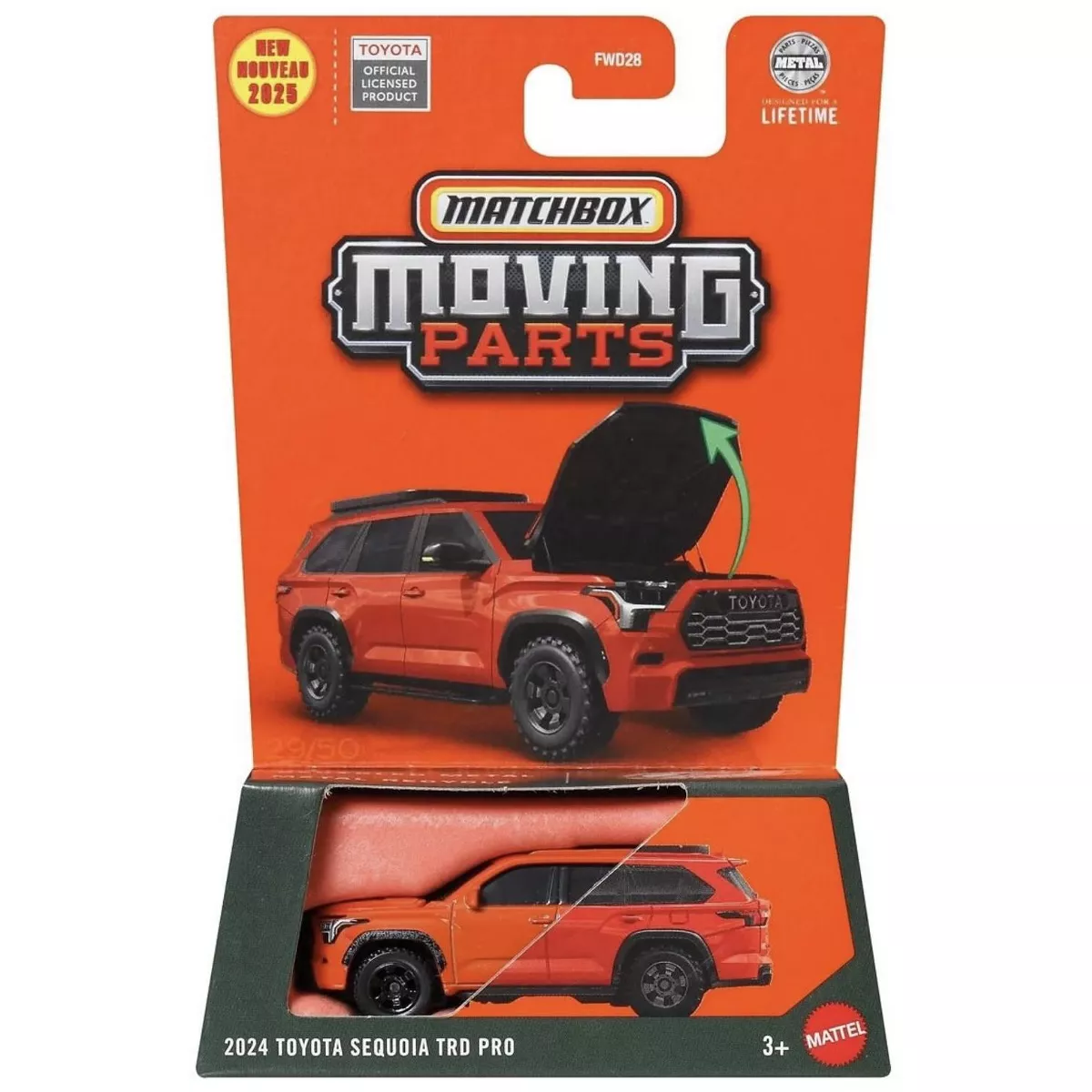 Matchbox 2024 Toyota Sequoia TRD Pro Moving Parts New 2025 - Walmart.com