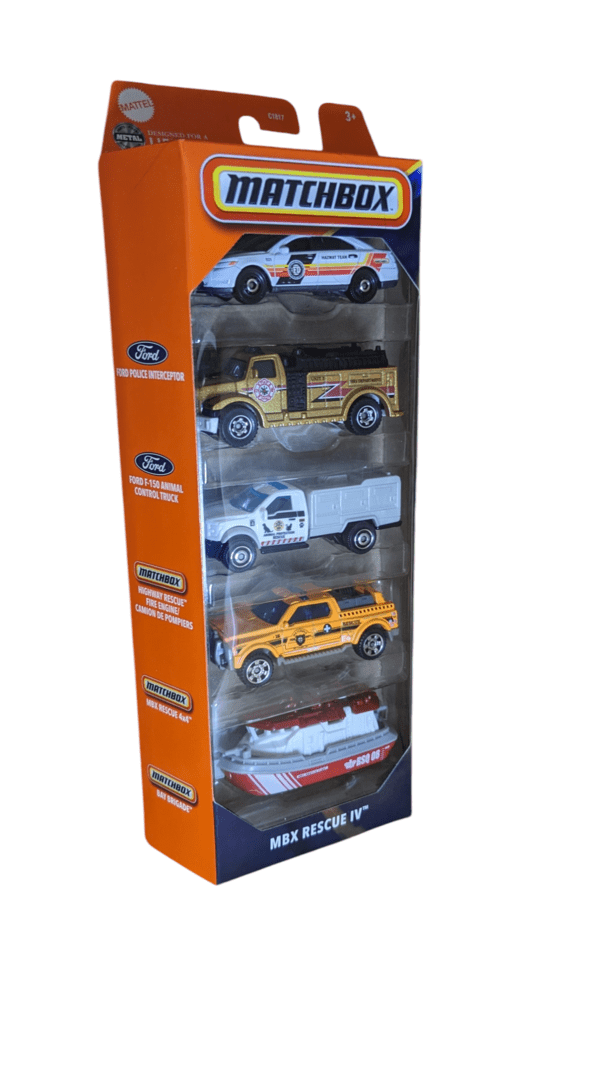 Matchbox 2025 MBX Rescue Recue 5-Pack/ Animal Rescue / Emergency ...