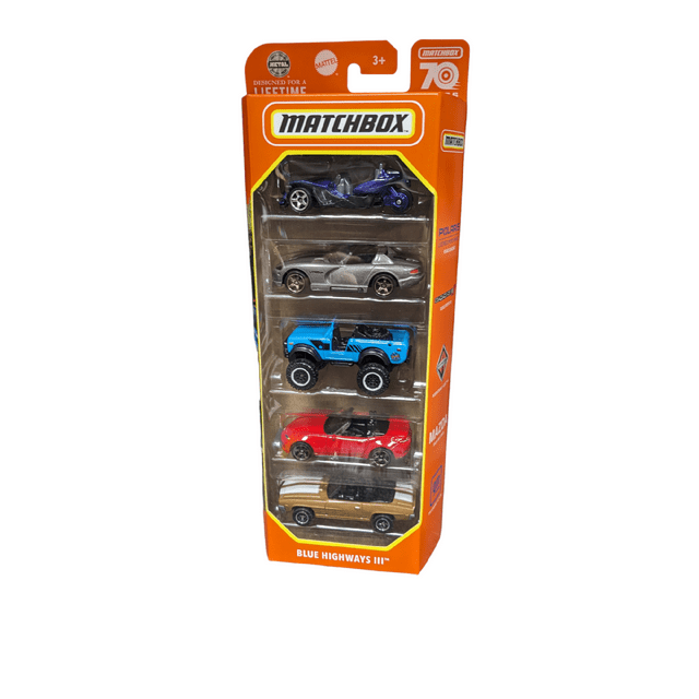 Matchbox 5 pack Blue Highways III - Walmart.com