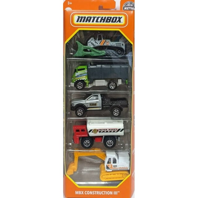 Matchbox 5 pack MBX Construction III - Walmart.com