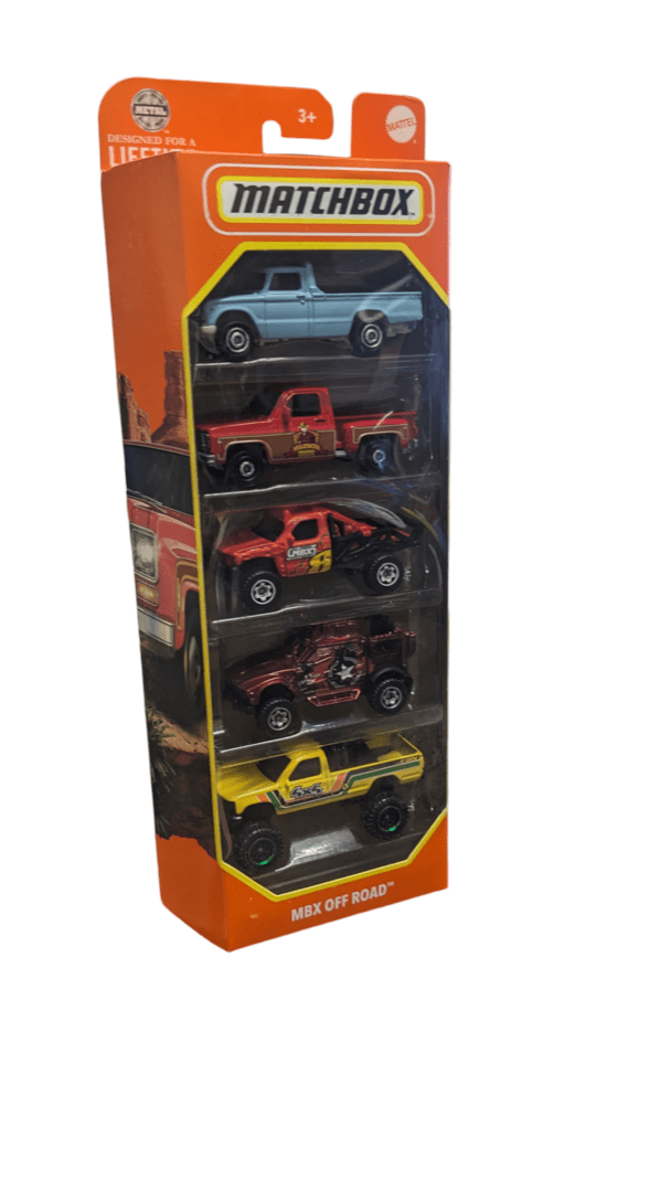 Matchbox 5 pack MBX Off Road Trucks - Walmart.com