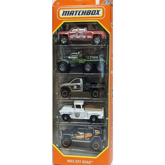 Matchbox Set of 5 MBX Off Road Cars - Walmart.com