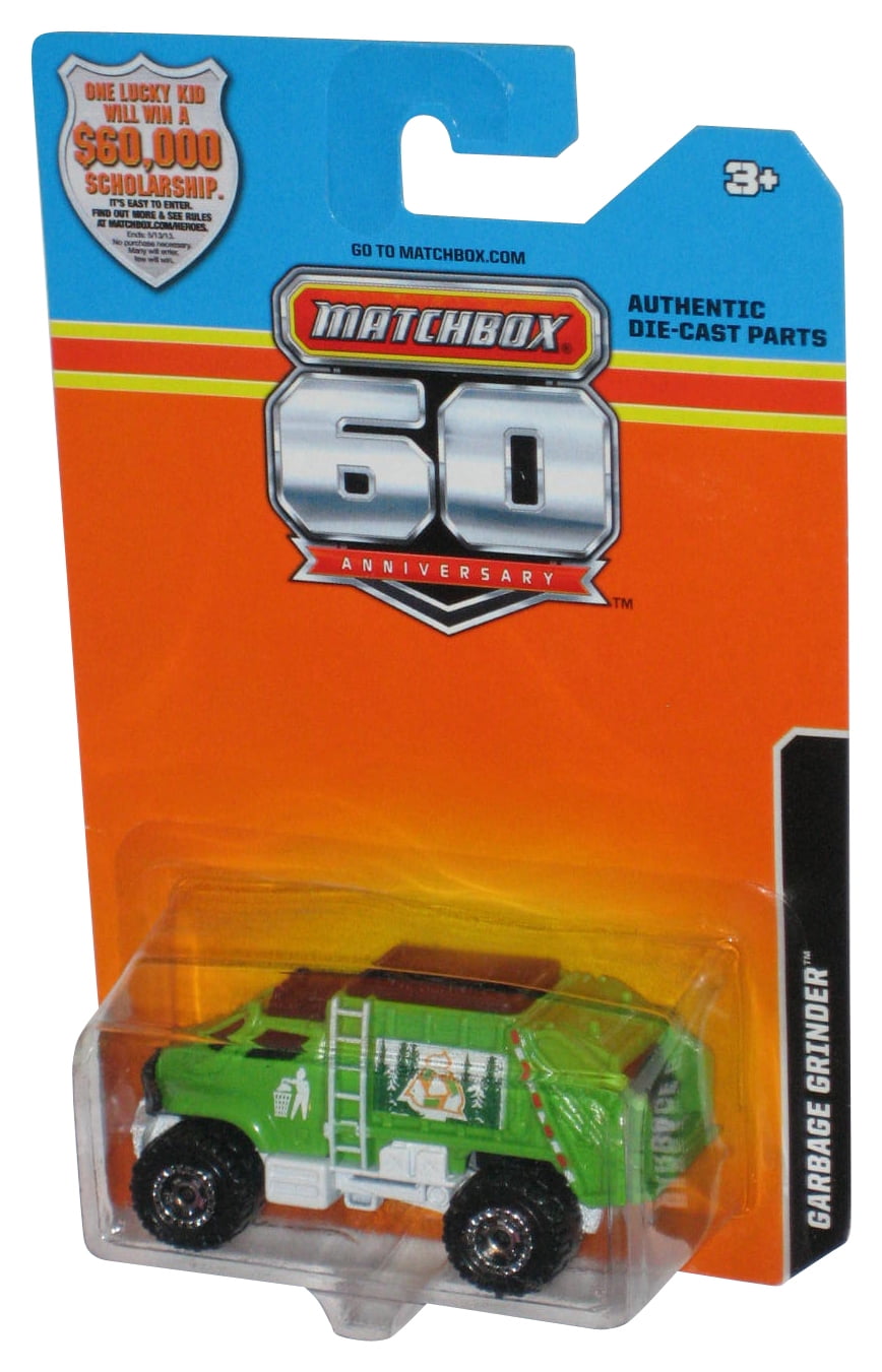 Matchbox 50th Green Garbage Grinder (2012) Die-Cast Toy Vehicle ...