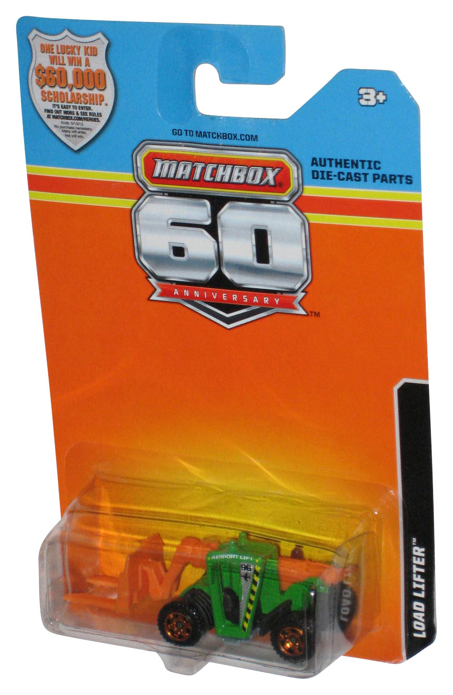 Matchbox 60th (2012) Mattel Green & Yellow Load Lifter Construction Toy ...