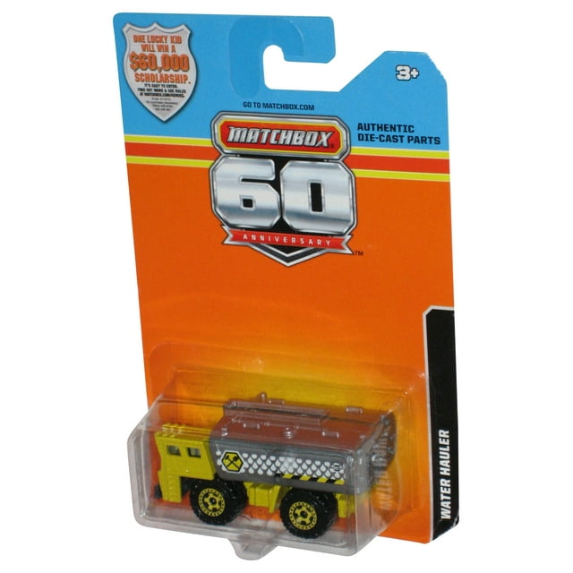 Matchbox 60th Anniversary (2012) Yellow & Gray Water Hauler ...