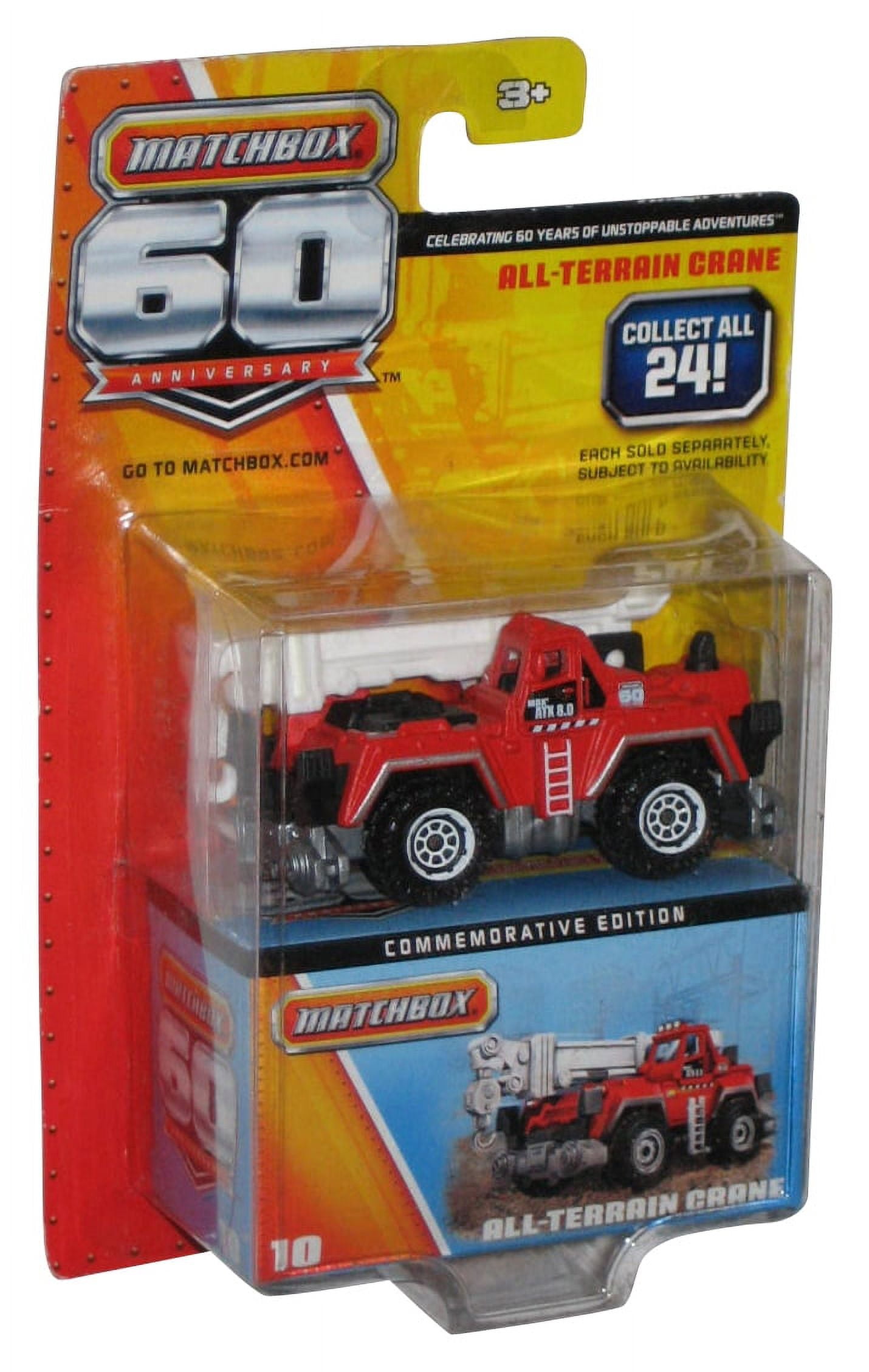 Matchbox 60th Commemorative (2012) Red All-Terrain Crane Construction ...