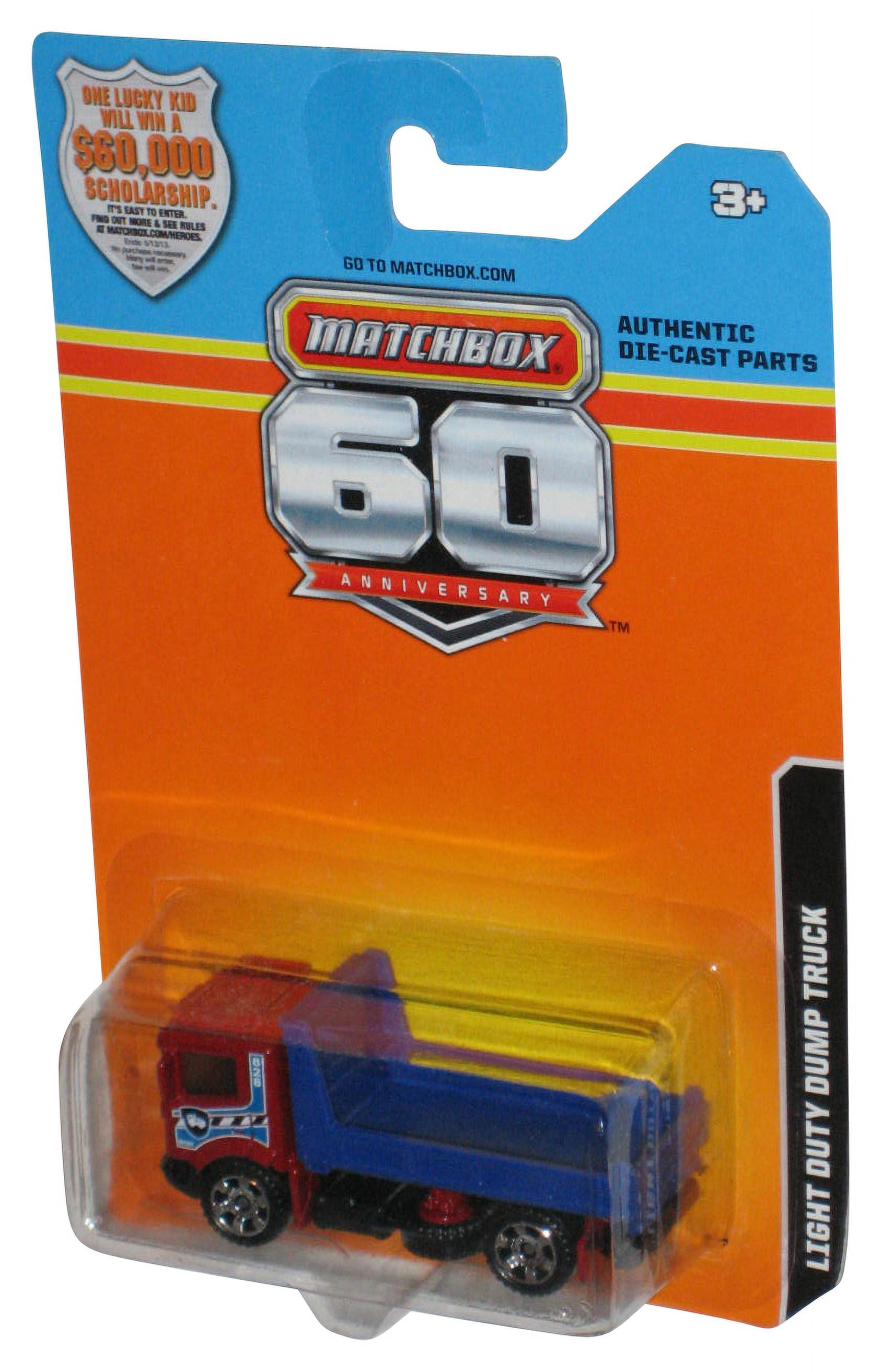 Matchbox 60th Light Duty Dump Truck (2012) Mattel Red & Blue ...