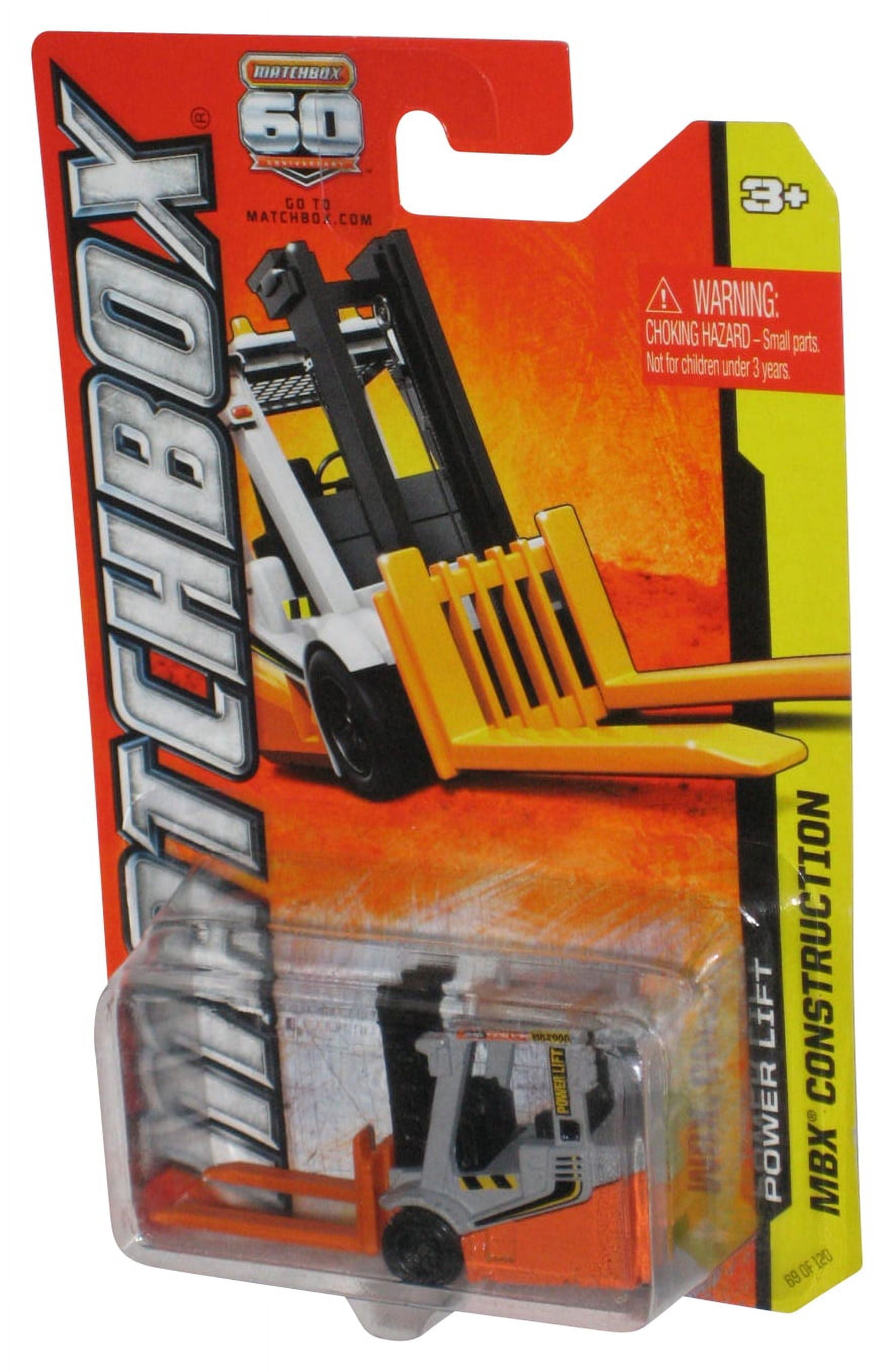 Matchbox 60th MBX Construction (2012) Orange Power Lift Toy 69/120 ...