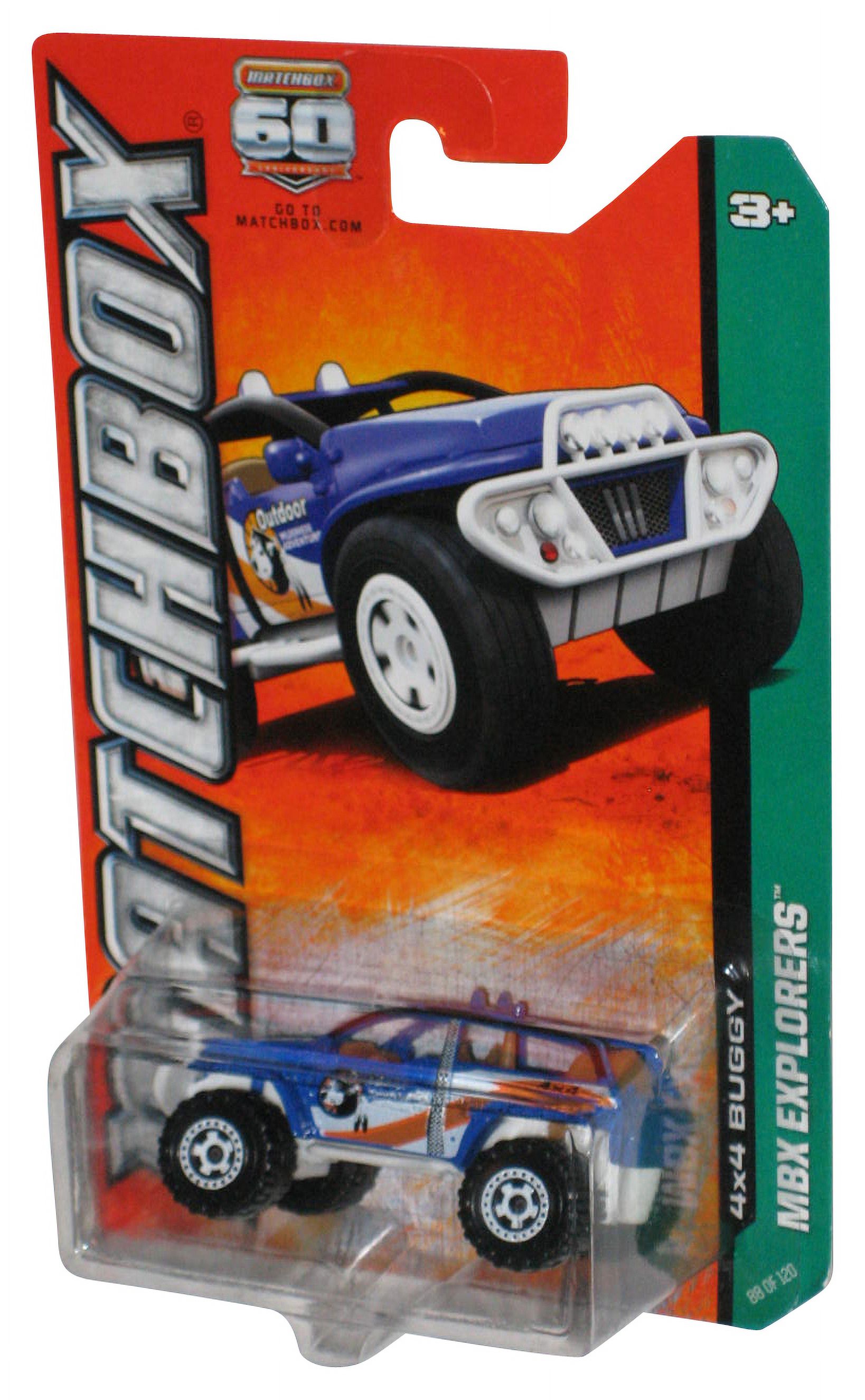 Matchbox 60th MBX Explorers (2012) Blue 4x4 Buggy Toy Car 88/120 ...