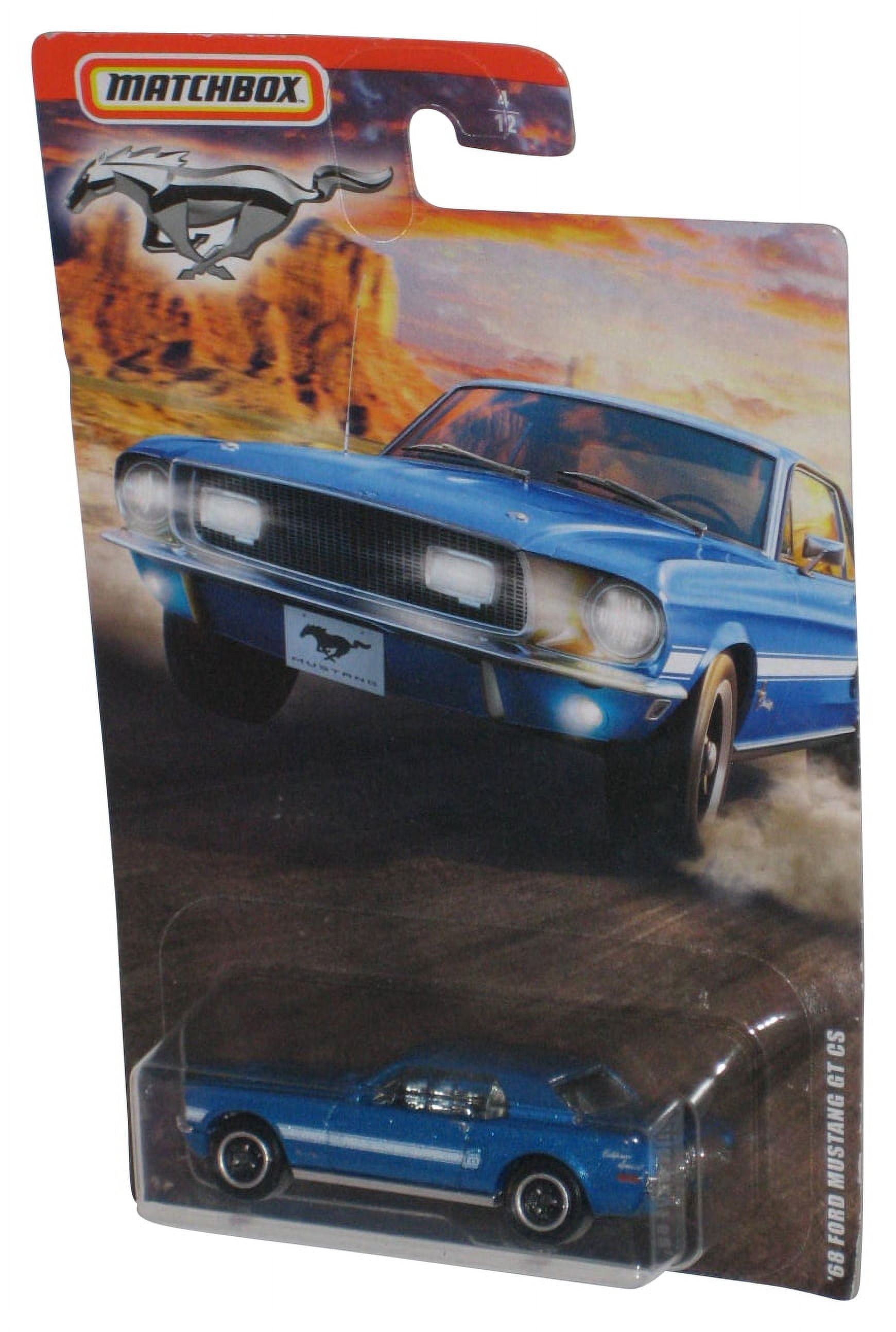 Matchbox '68 Ford Mustang GT CS (2019) Blue Die-Cast Toy Car 4/12 ...