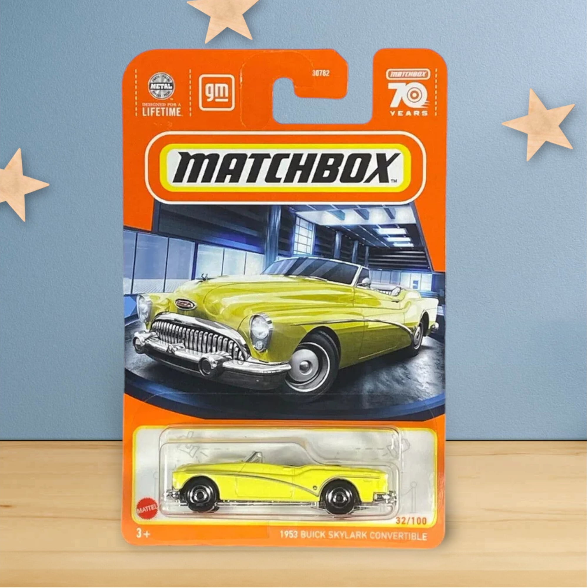 Matchbox 70 Years 1953 Buick Skylark Convertible (2022) Yellow Toy Car 32/100 - Walmart.com