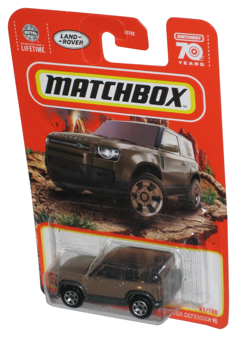 Matchbox 70 Years Brown 2020 Land Rover Defender 90 Toy Car 81/100 ...