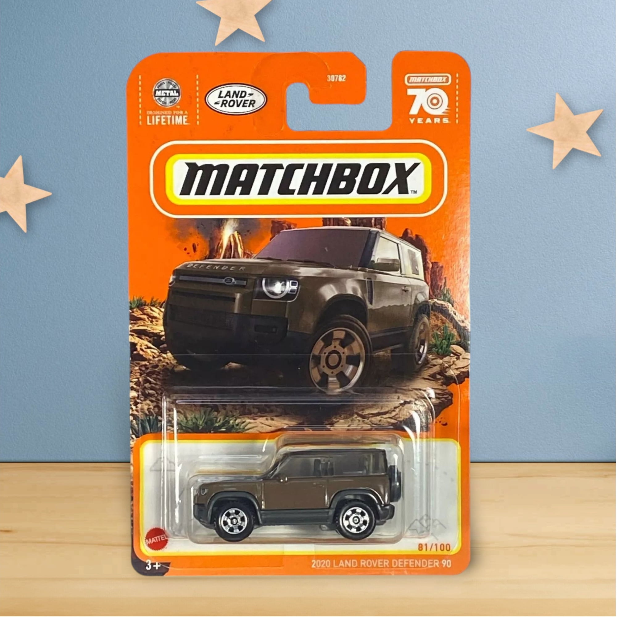 Matchbox 70 Years Brown 2020 Land Rover Defender 90 Toy Car 81/100 ...
