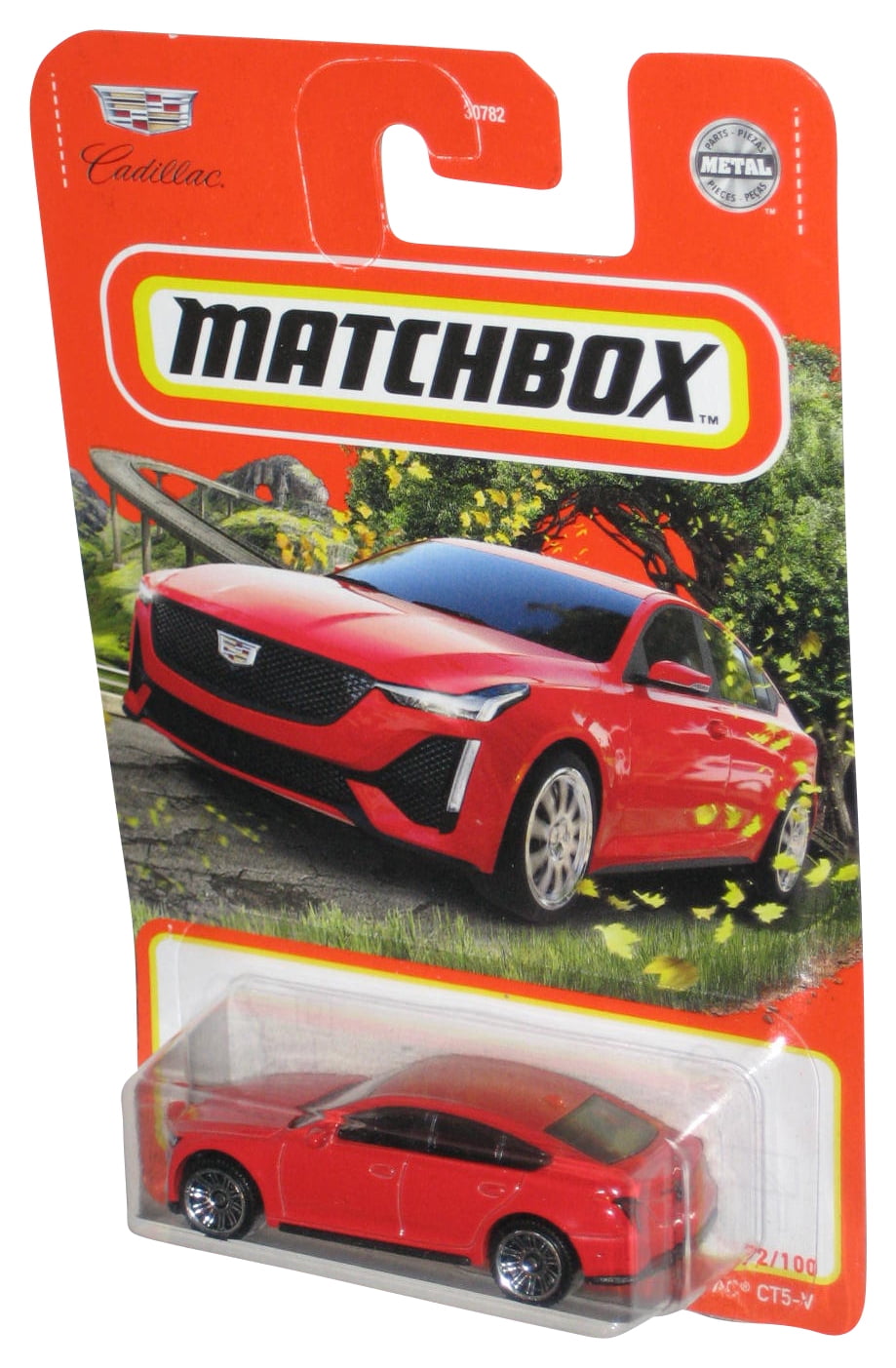 Matchbox 70 Years Metal (2022) Red 2021 Cadillac CT5-V Toy Car 72/100 ...