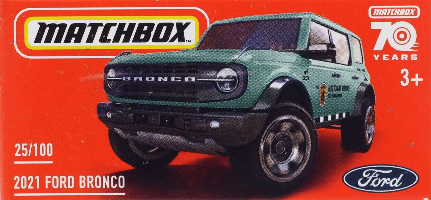 Mattel Matchbox 2021 ford Bronco Diecast Play Vehicles - Walmart.com