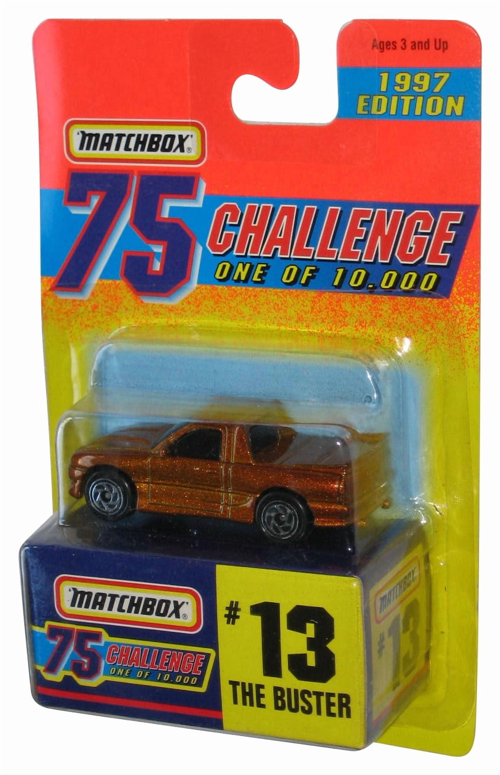 Matchbox 75 Challenge 1997 The Buster Gold Toy Truck #13 - Walmart.com