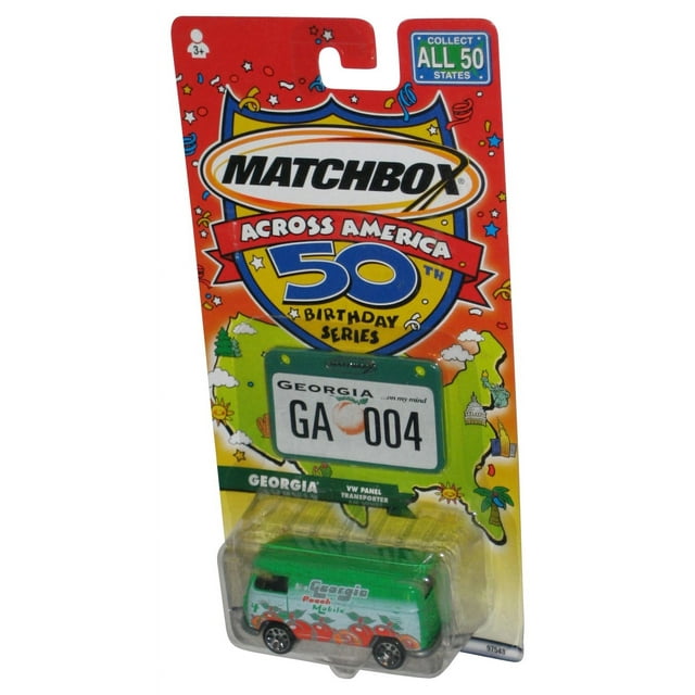 Matchbox Across America 50th Birthday Series Georgia Green VW Panel ...