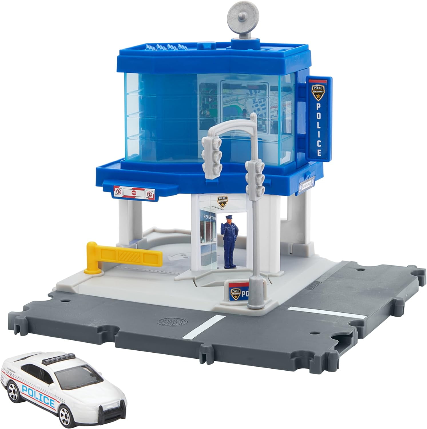 Matchbox Car and Truck Play Vehicles Plastic Multicolor Traffic Playset ...