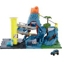 Matchbox Construction Site Set, Action Drivers Playset with Lights ...