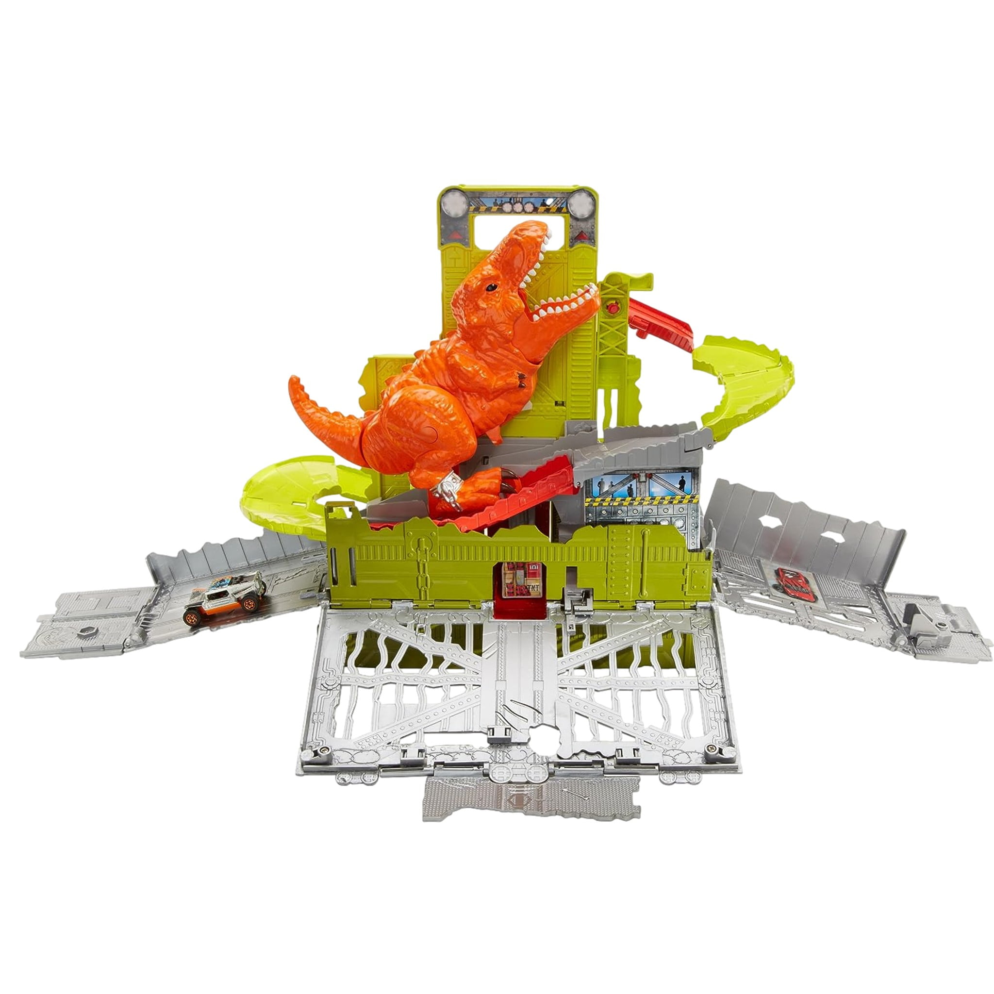 Matchbox Adventure Links Dino Breakout Vehicle Playset - Walmart.com