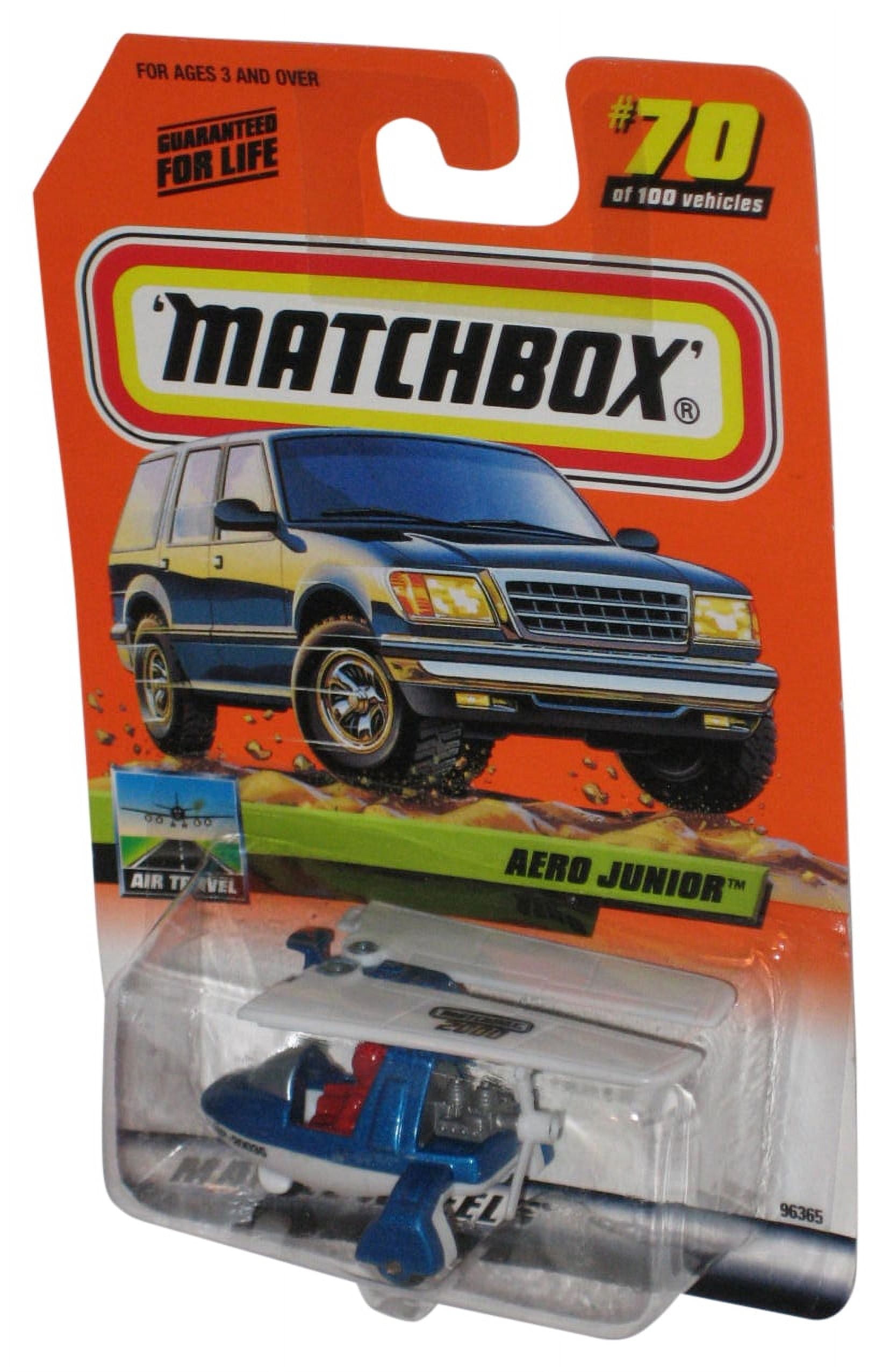 Matchbox Air Travel (1999) Blue Aero Junior Toy Airplane #70/100 ...