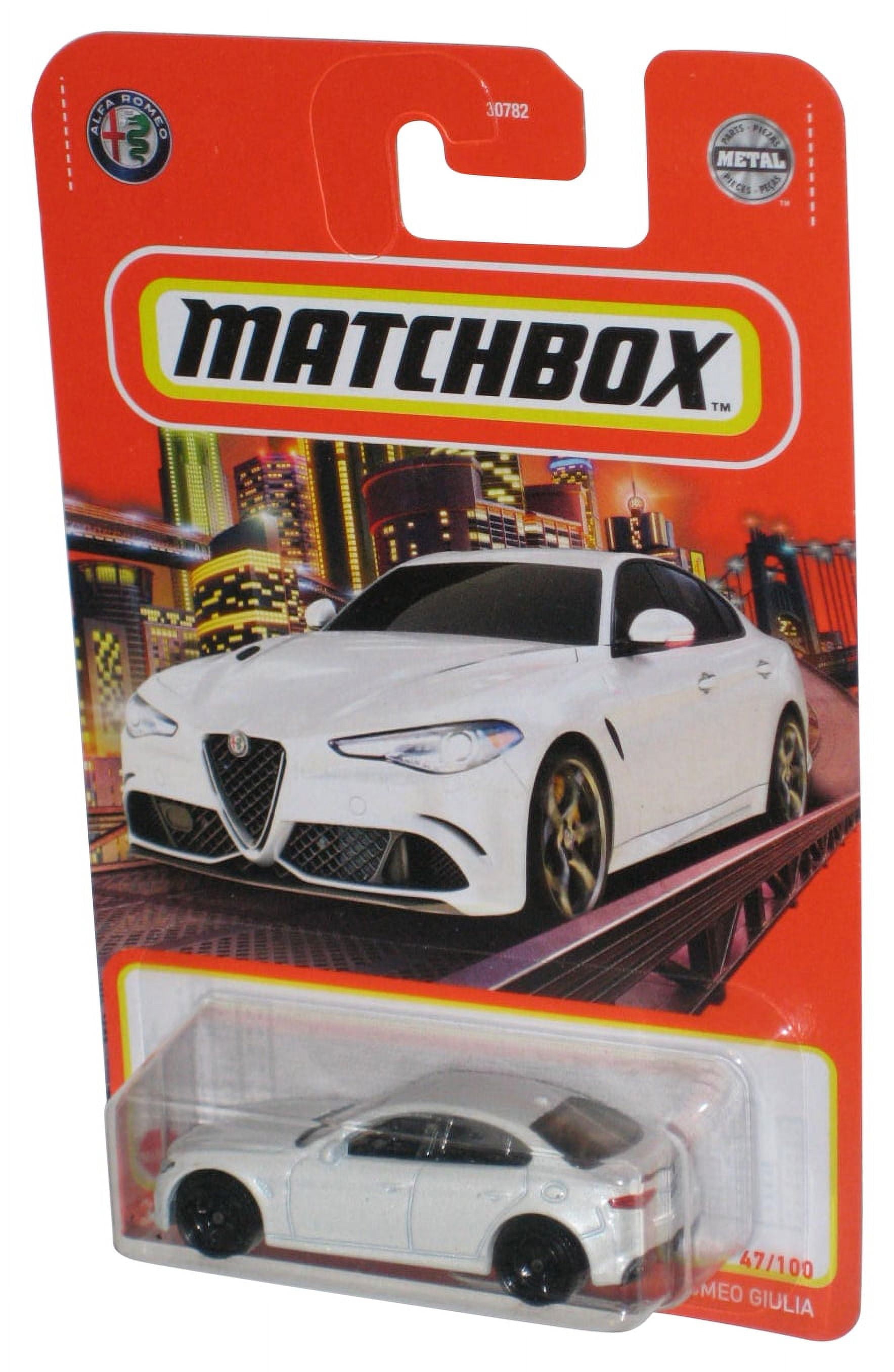 Matchbox Alfa Romeo Giulia (2021) Mattel White Die-Cast Metal Toy 47/ ...