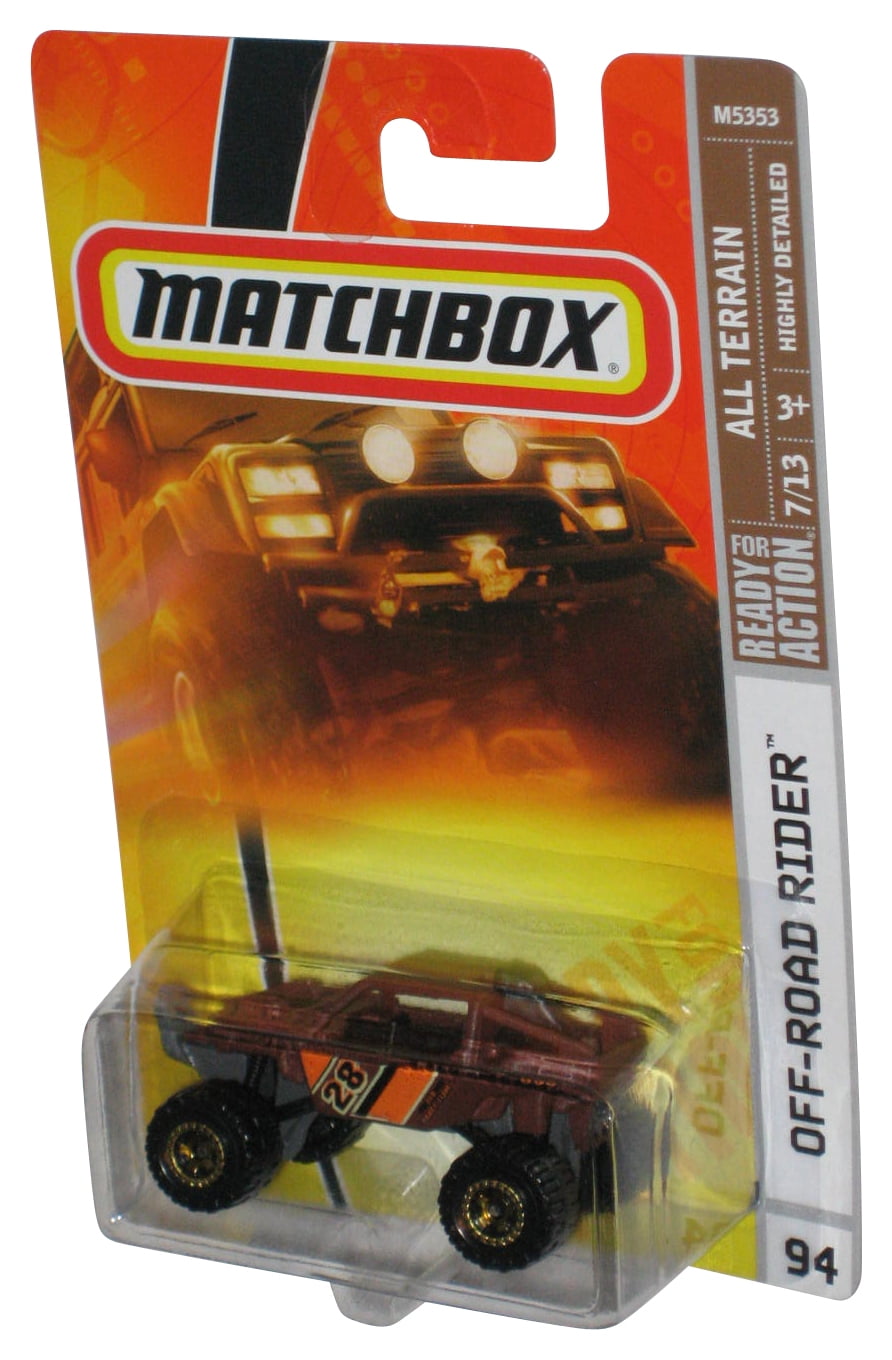 Matchbox All Terrain 7/13 (2007) Brown Off-Road Rider Toy Car #94 ...