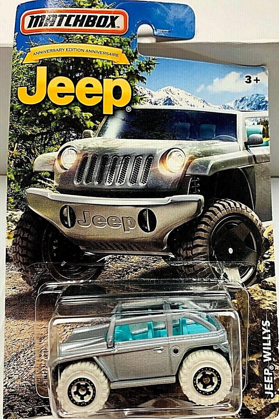 Matchbox Anniversary Jeep Series JEEP WILLYS Silver w/White - Walmart.com