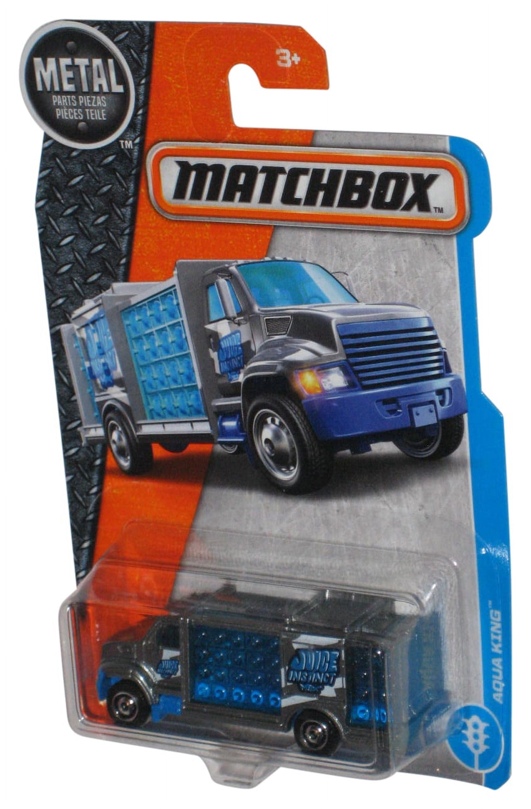 Matchbox Aqua King (2016) Silver & Blue Metal Toy Truck 19/125 ...