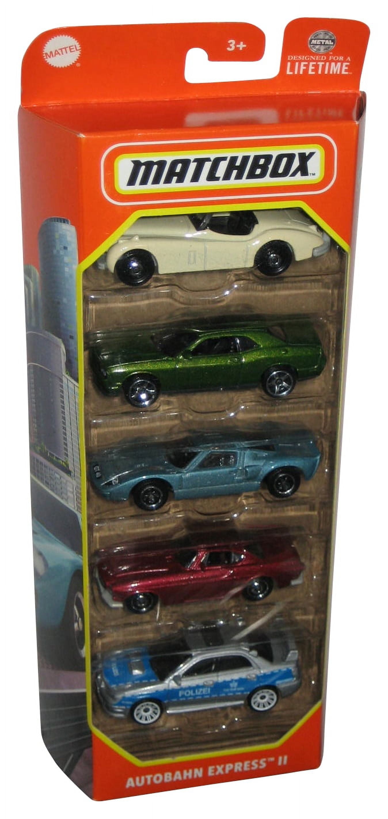 Matchbox Autobahn Express II (2023) Mattel Toy Car 5-Pack Box Set ...