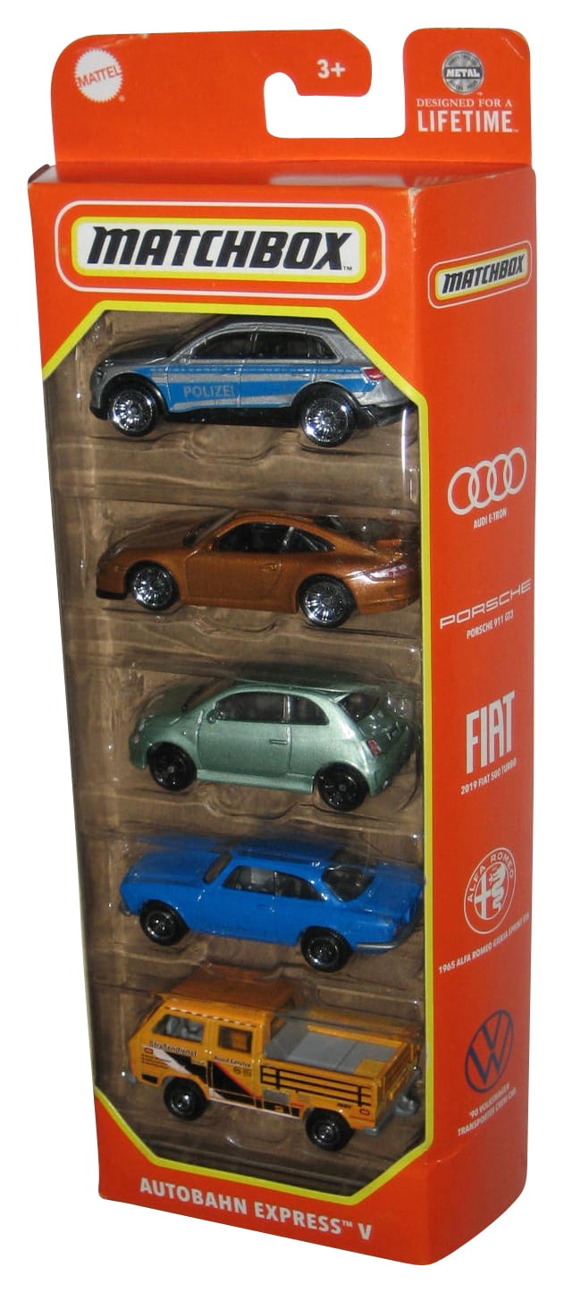 Matchbox Autobahn Express V (2023) Mattel Car 5-Pack Box Set - Walmart.com