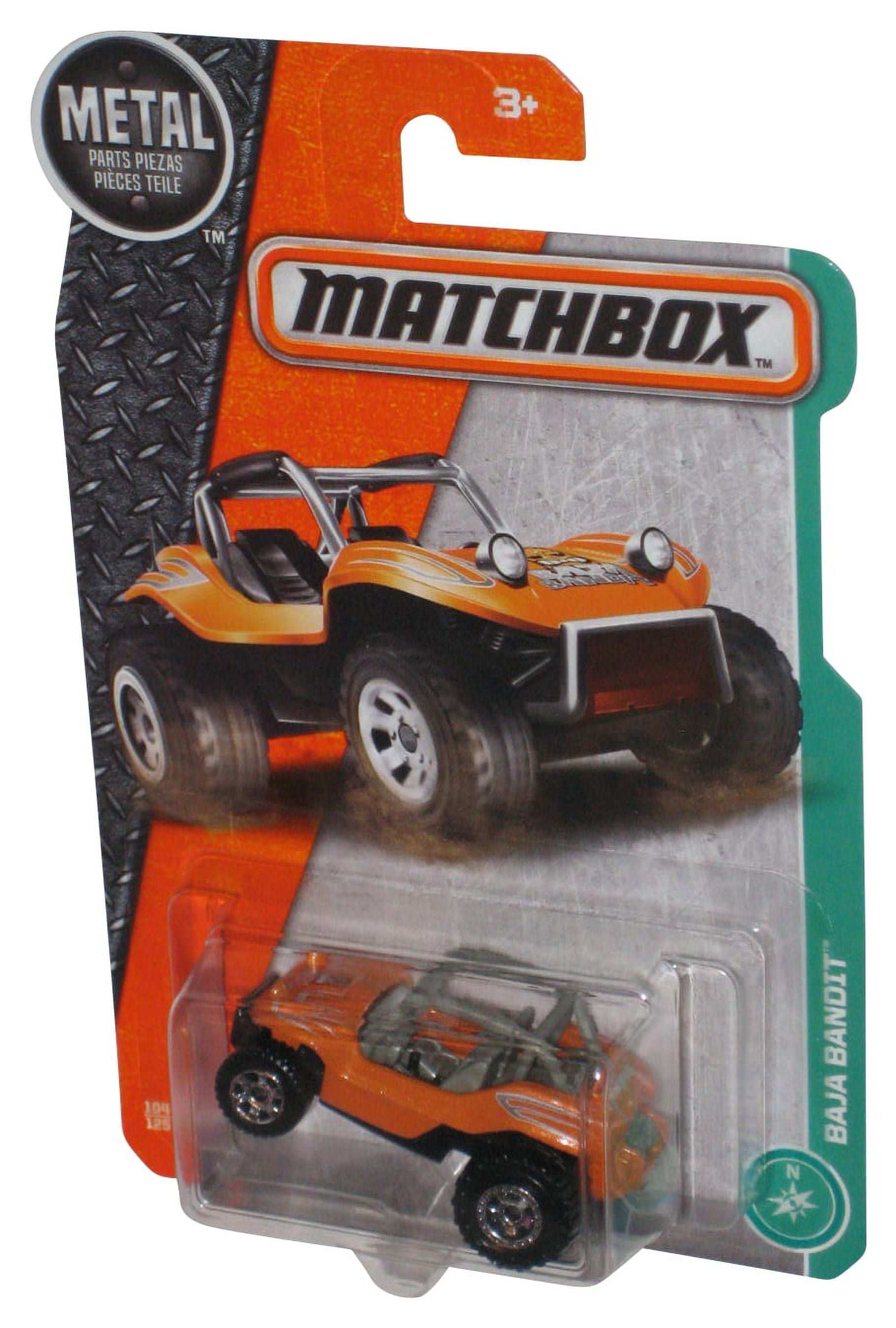 Matchbox Baja Bandit (2016) Mattel Orange Die-Cast Toy Car 104/125 ...