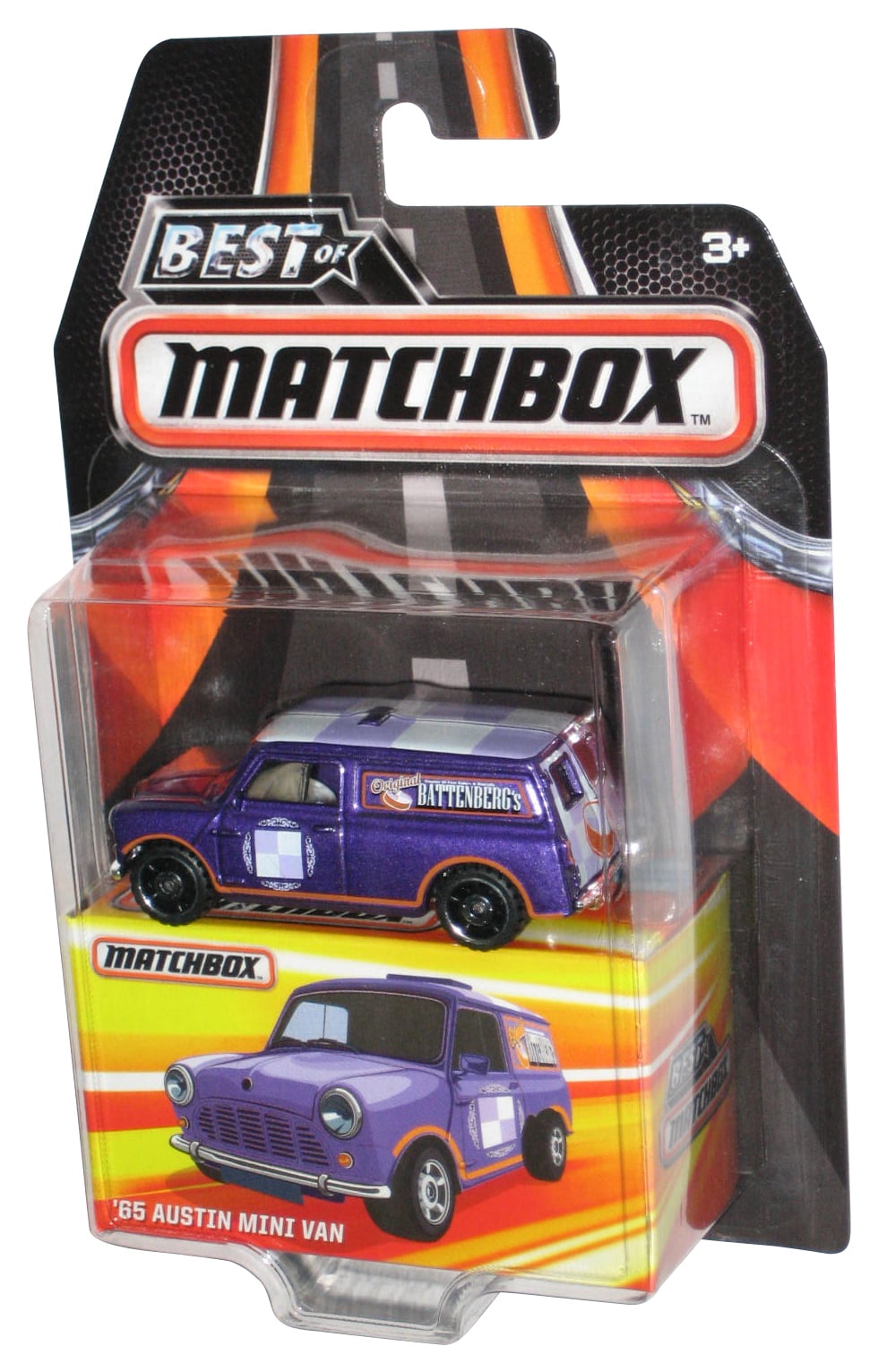 Matchbox Best of '65 Austin Mini Van (2015) Mattel Purple Toy Car ...