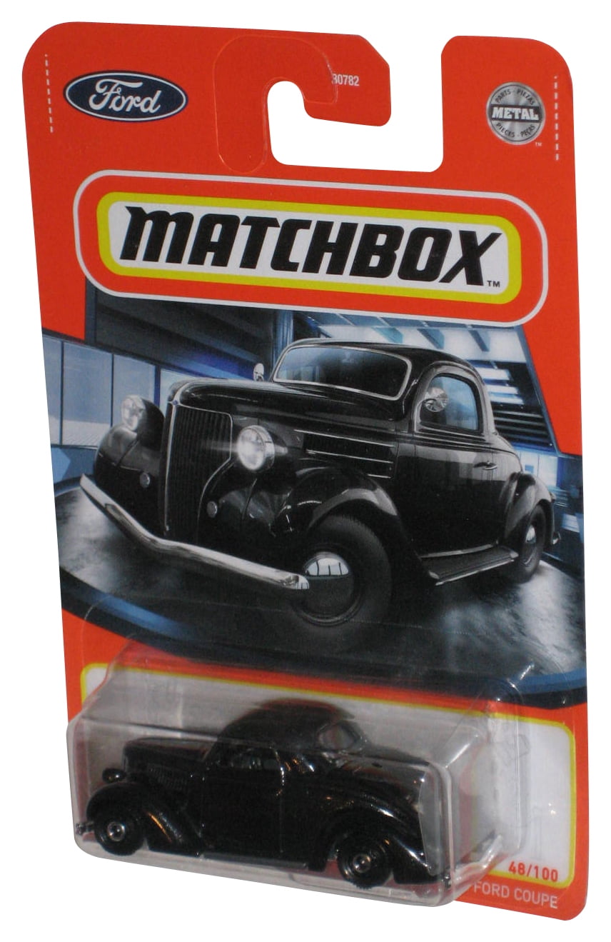 Matchbox Black 1936 Ford Coupe (2021) Metal Die-Cast Car Toy 48/100 ...