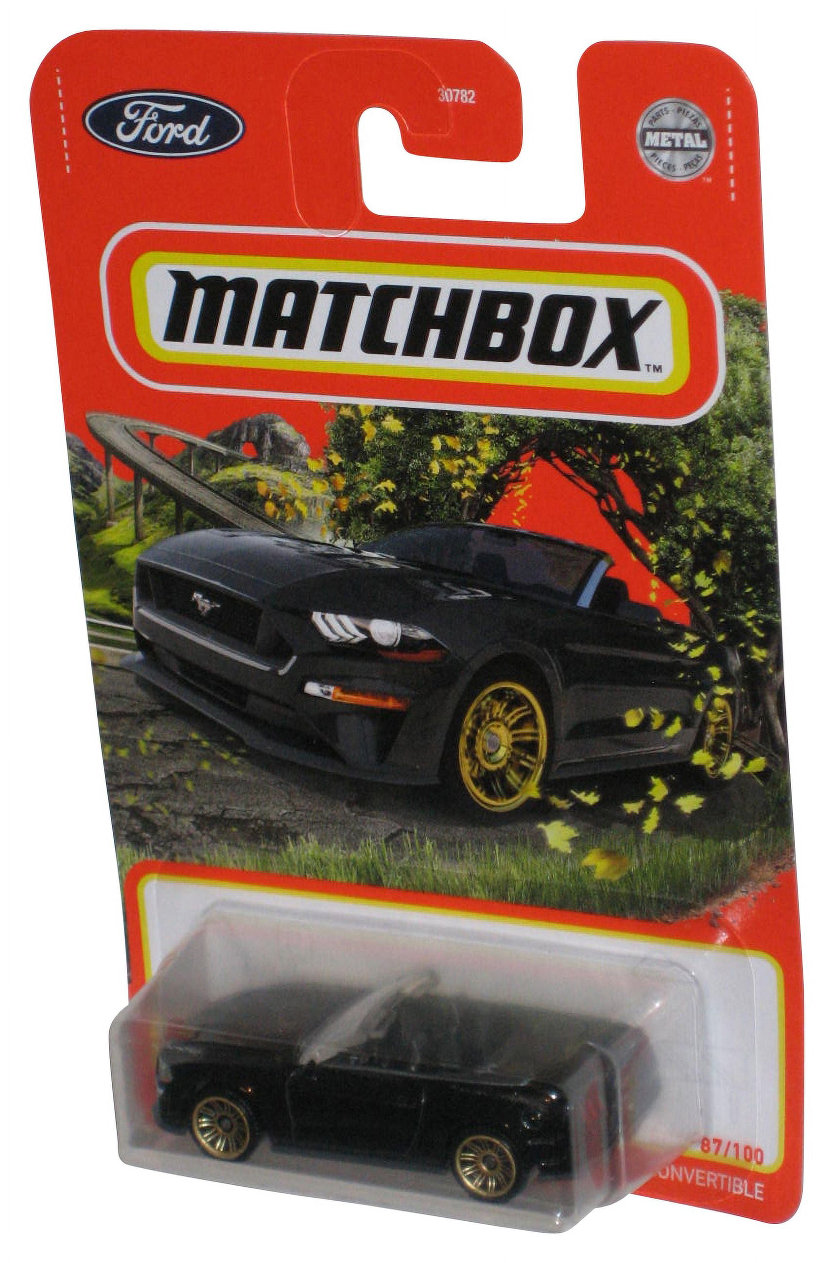 Matchbox Black 2018 Ford Mustang Convertible (2020) Mattel Metal Toy ...