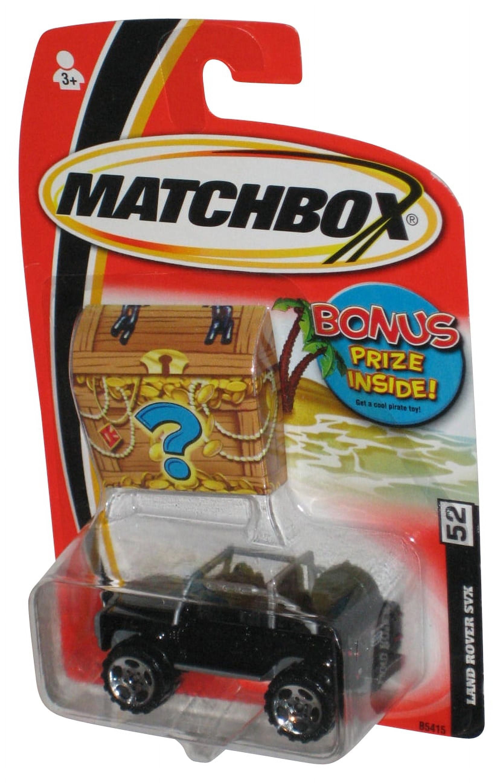 Matchbox Black Land Rover SVX (2004) Mattel Toy Car #52 w/ Treasure ...