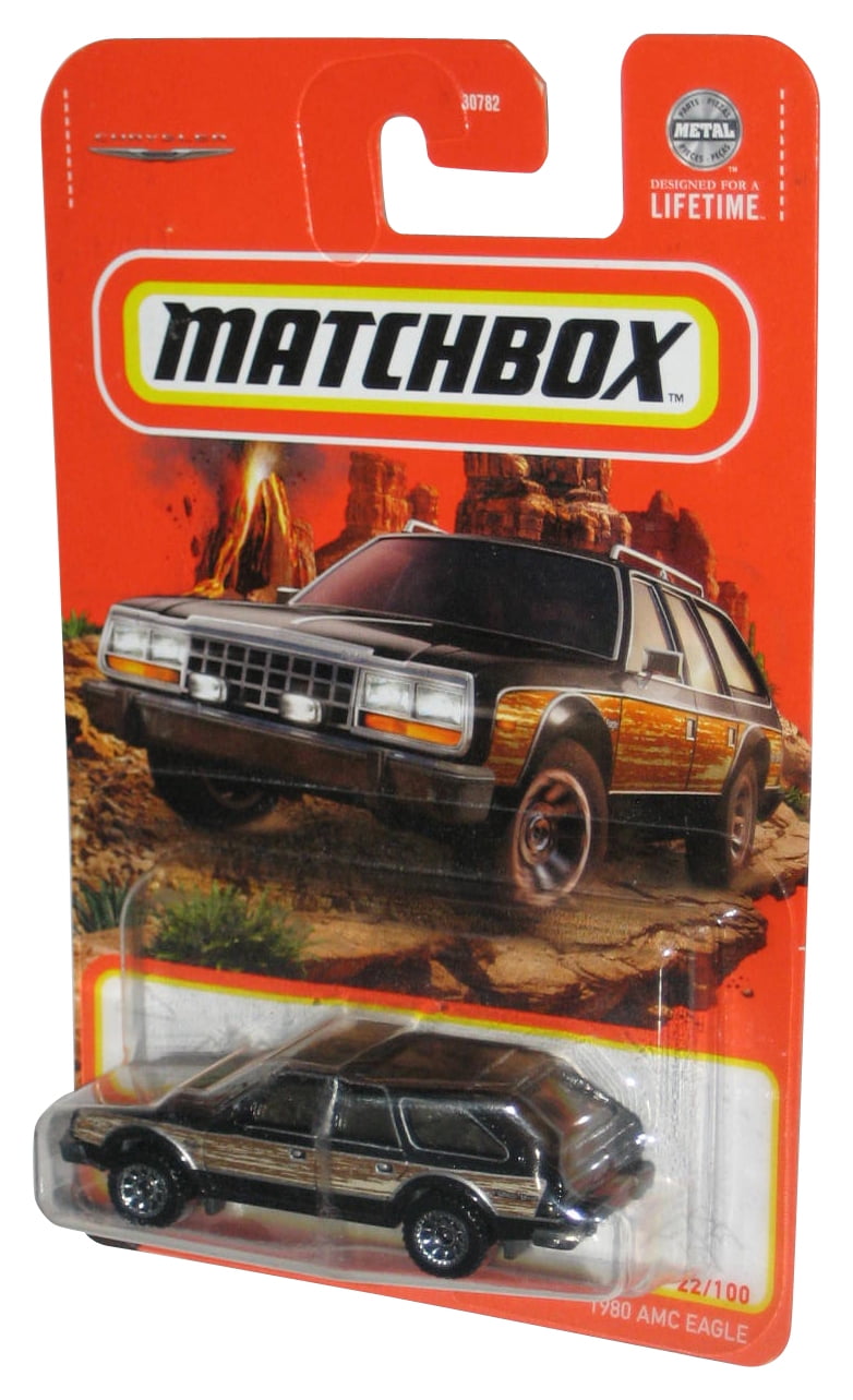 Matchbox Black Wood Panel (2022) 1980 AMC Eagle Toy Car 11/100 ...
