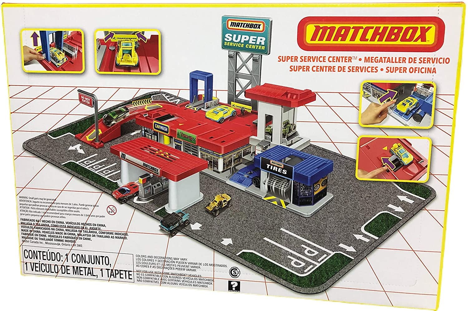 Matchbox Car Garage Playset, Super Service Center by Mattel Inc ...