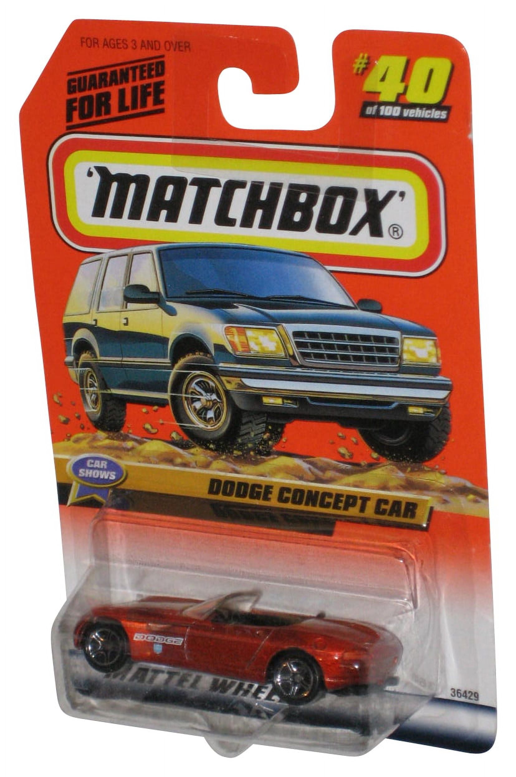 Matchbox Car Shows (1998) Copper Dodge Concept Car Toy #40/100 ...